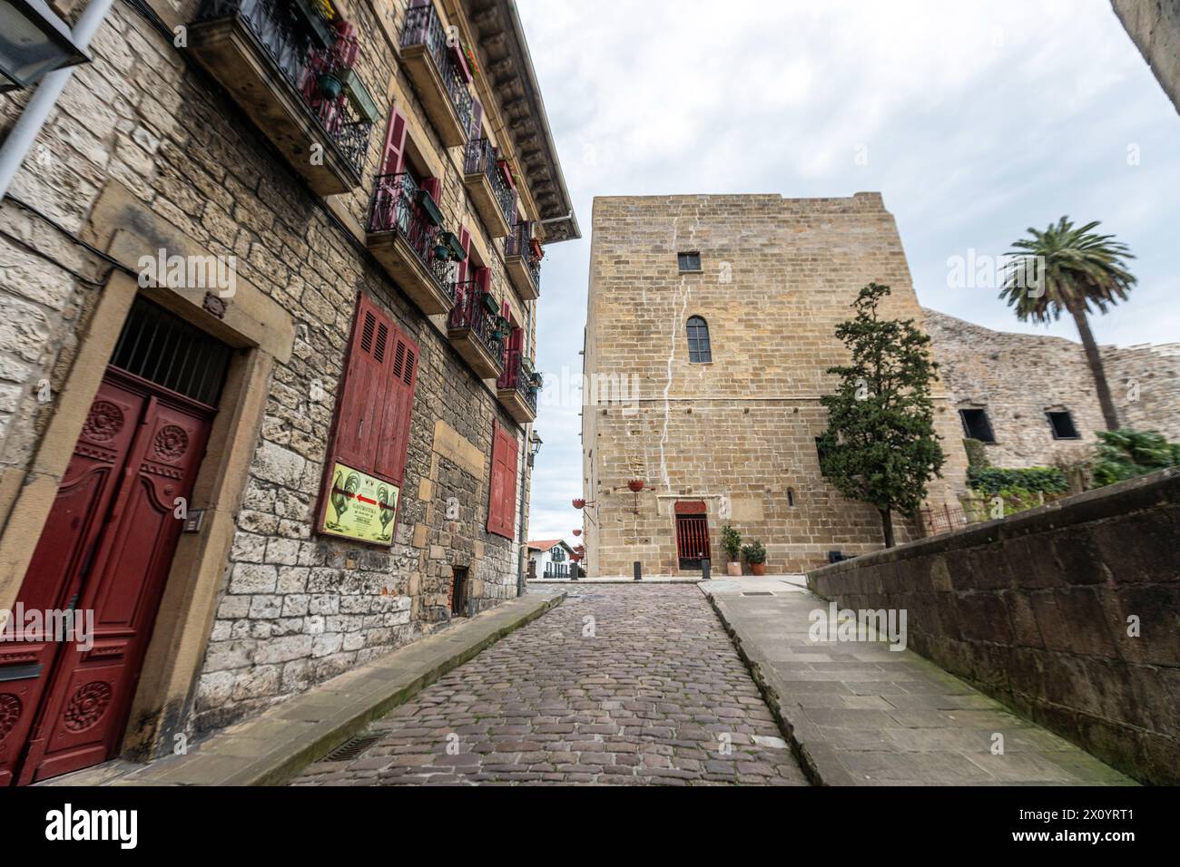 Parador de turismo in Fuenterrabia, Castle of Charles V, Basque Country ...