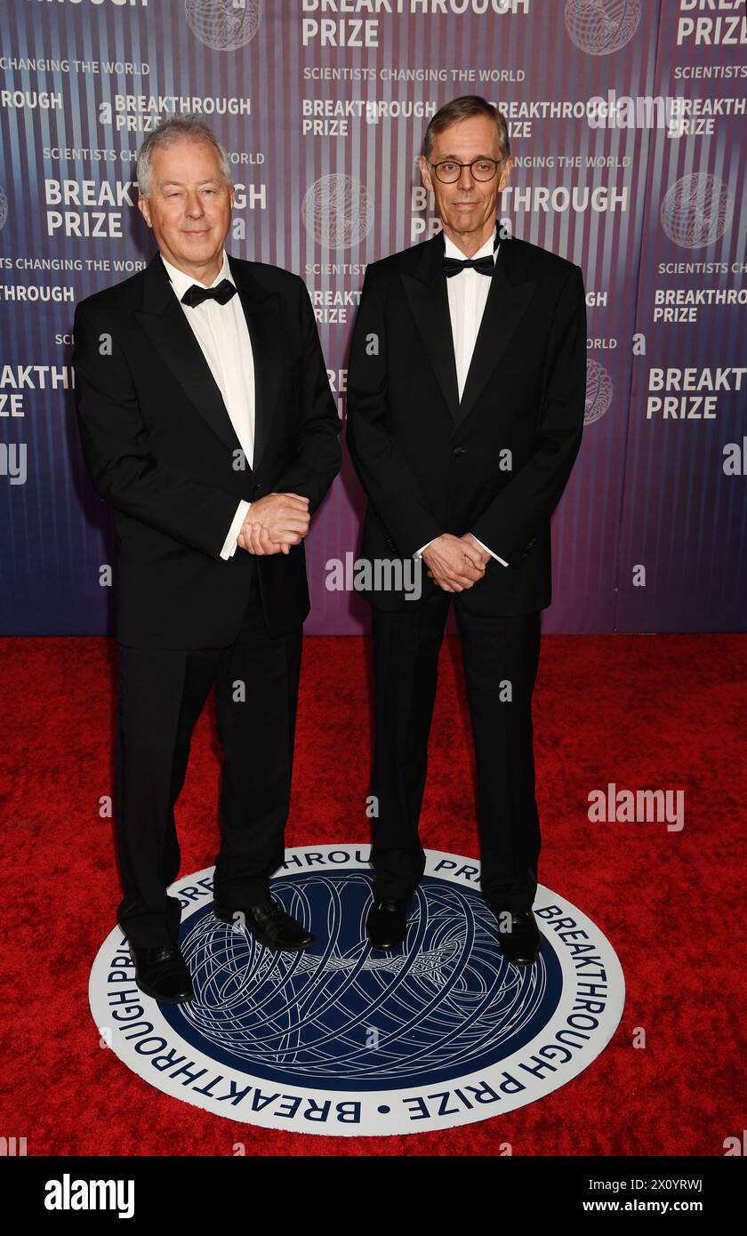 LOS ANGELES, CALIFORNIA - APRIL 13: Thomas Gasser (R) and guest attend ...