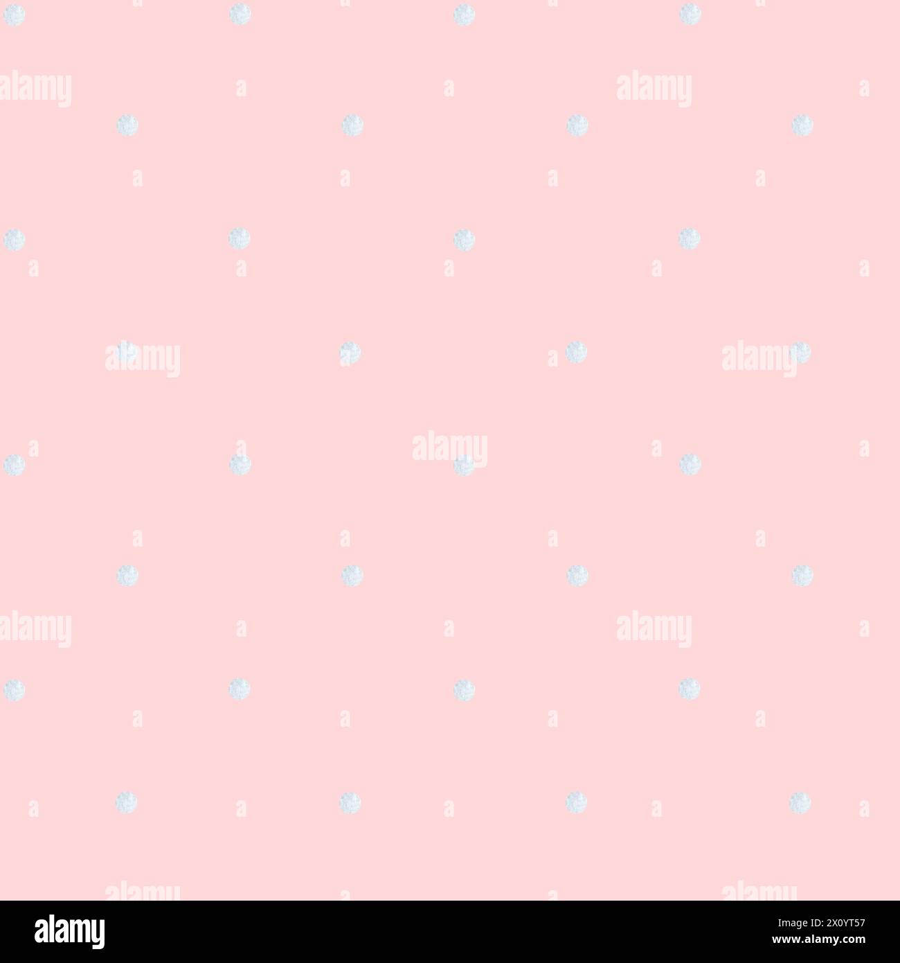 Polka dots on a pink background. Seamless pattern. Children's party ...