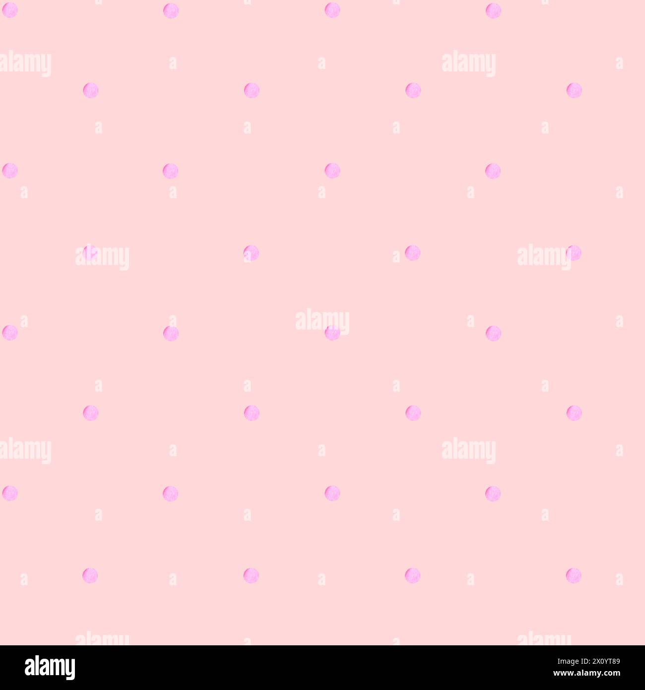 Polka dots on a pink background. Seamless pattern. Children's party ...
