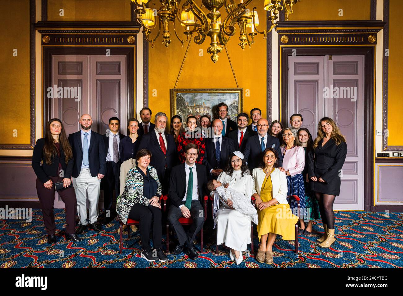 THE HAGUE, NETHERLANDS - APRIL 13: Baptism of Duke Leopold of ...