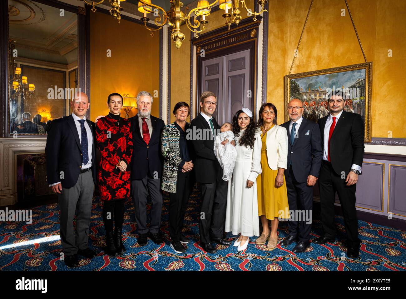 THE HAGUE, NETHERLANDS - APRIL 13: Baptism of Duke Leopold of ...