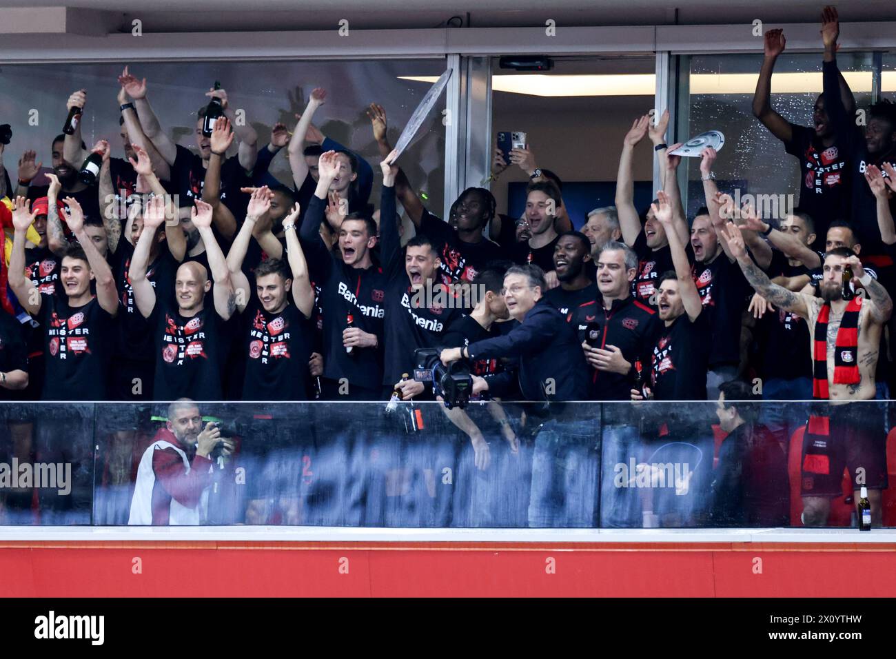 Leverkusen, Germany. 14th Apr, 2024. Soccer: Bundesliga, Bayer 04 ...