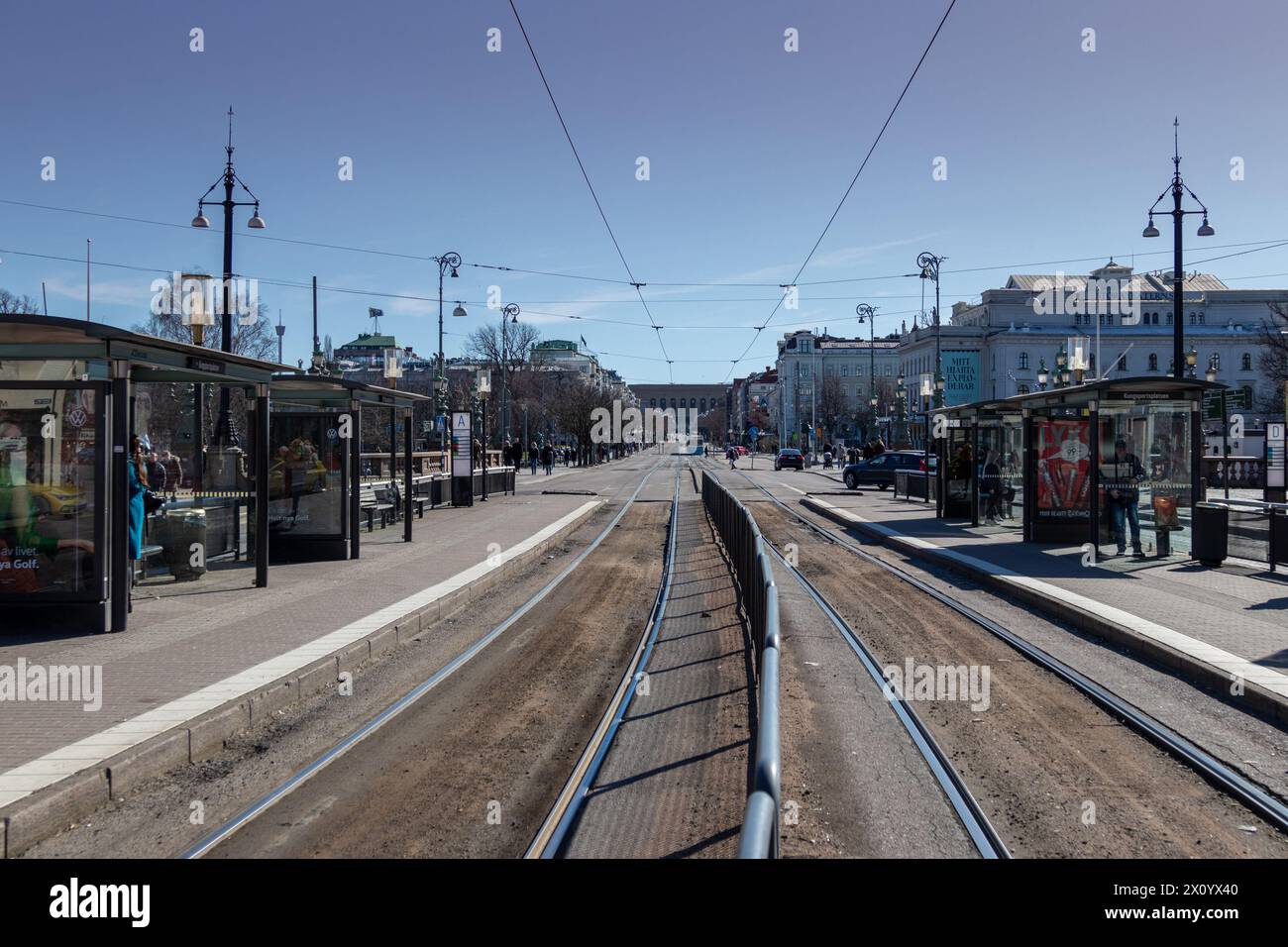 Empty deserted city centre hi-res stock photography and images - Alamy