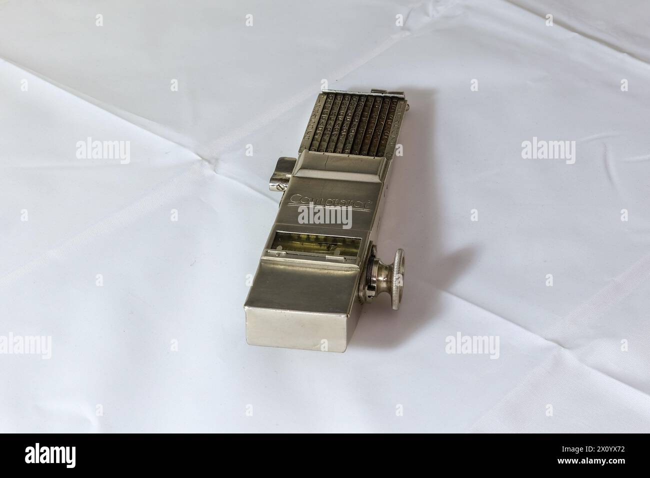 Old counting device, comptator for manual addition of numbers Stock ...