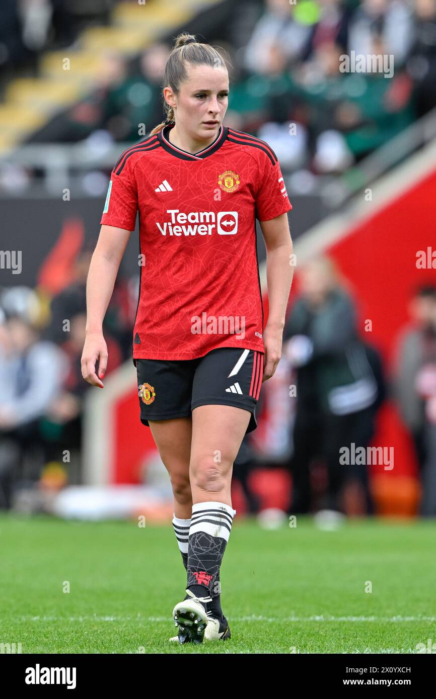 Ella Toone of Manchester United Women, during the Adobe Women's FA Cup ...