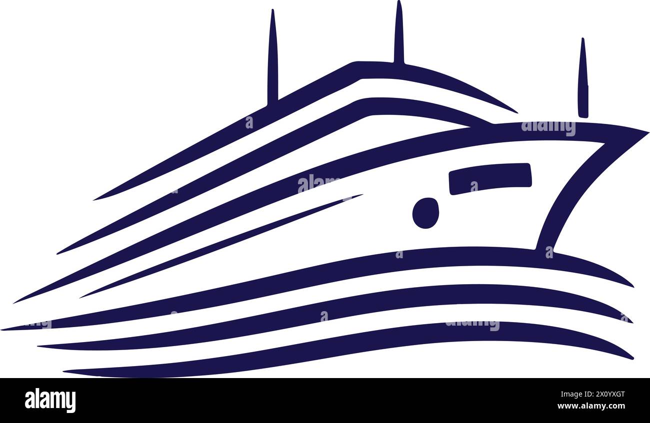 Shipping company logo Stock Vector Images - Alamy