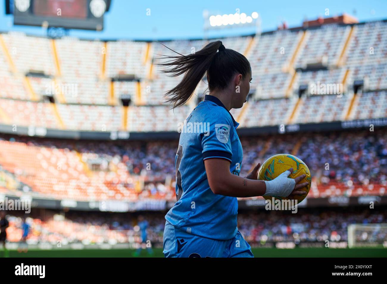 Erika Gonzalez Lombidez of Levante UD Female in action during the Liga ...