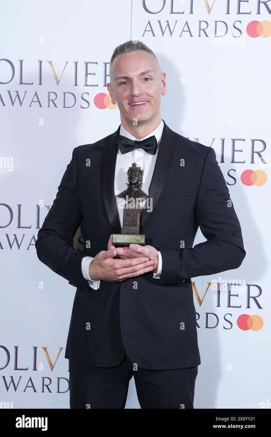 Alan Williams in the press room after being presented with the ...