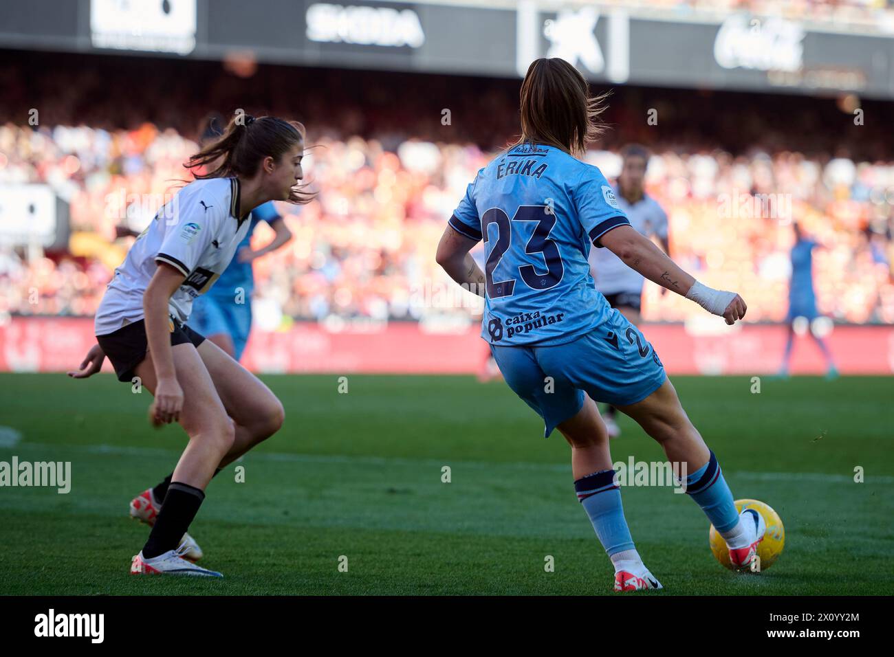Erika Gonzalez Lombidez of Levante UD Female in action during the Liga ...
