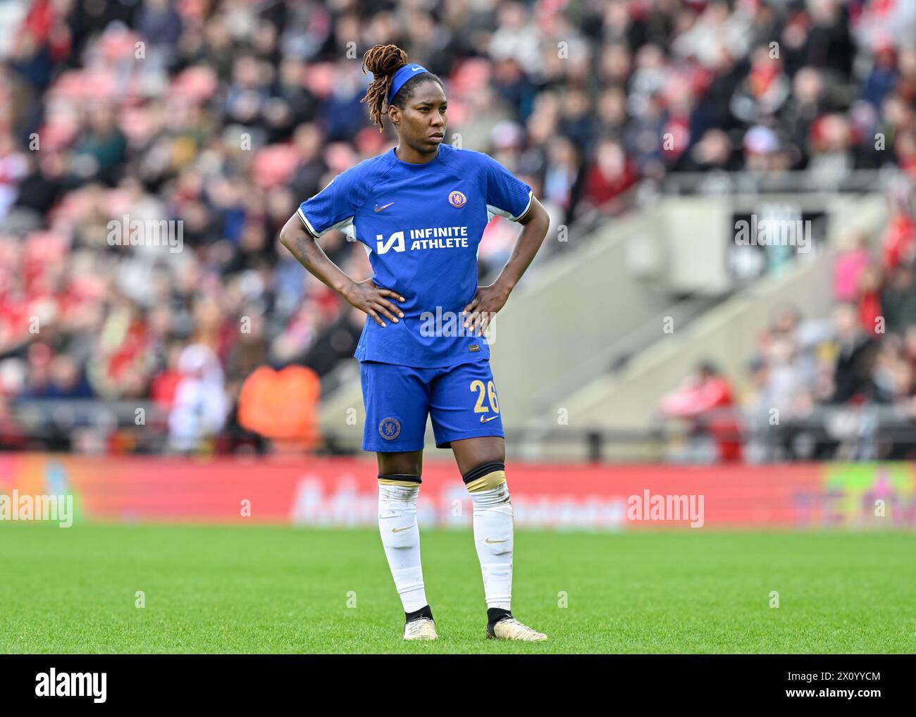 Kadeisha Buchanan of Chelsea Women, during the Adobe Women's FA Cup ...