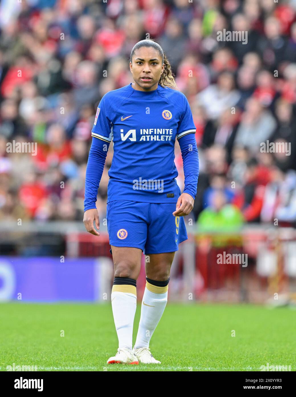 Catarina Macario of Chelsea Women, during the Adobe Women's FA Cup Semi ...