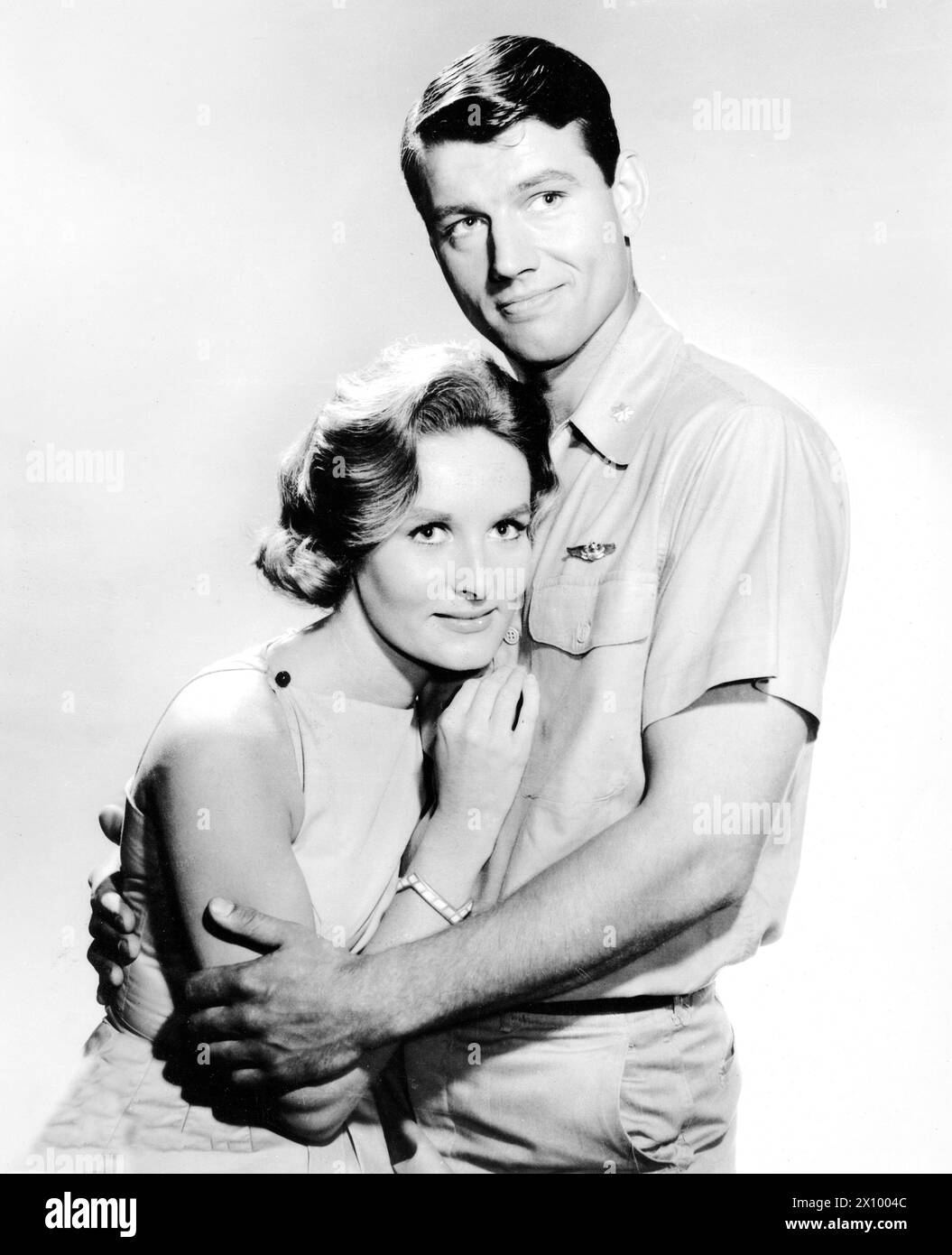 Lisabeth Hush, Ralph Taeger, publicity portrait for the film, "X-15 ...