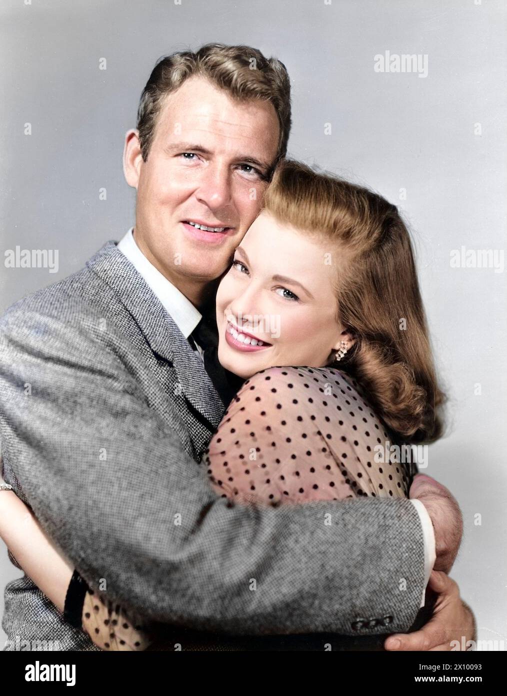 Charles Drake, Peggy Dow, publicity portrait for the film, "You Never ...