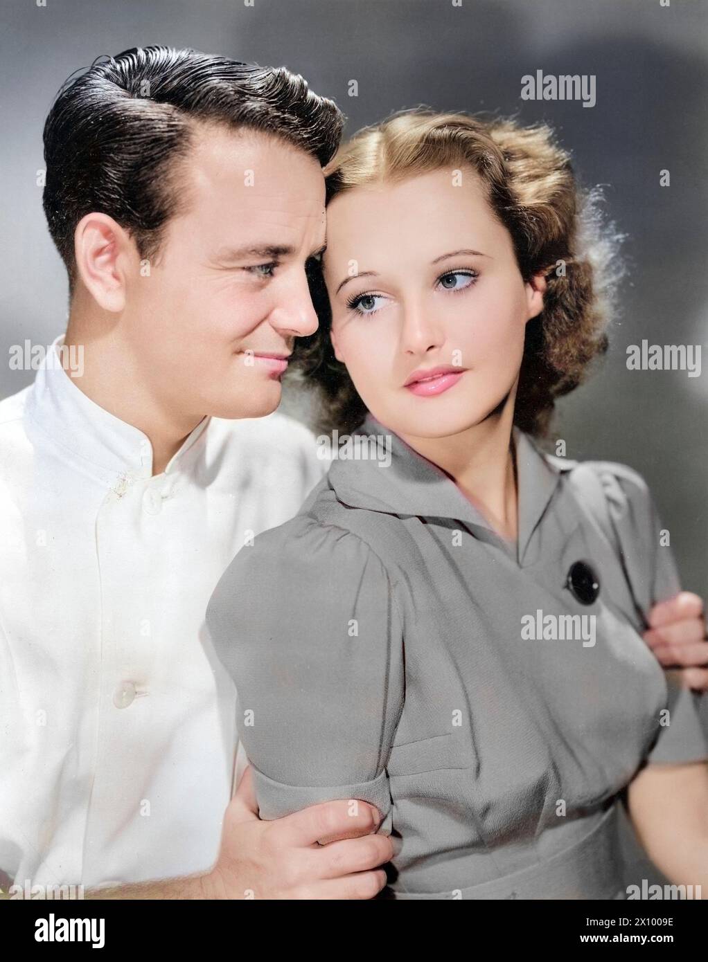 Lew Ayres, Lynne Carver, publicity portrait for the film, "Young Dr ...