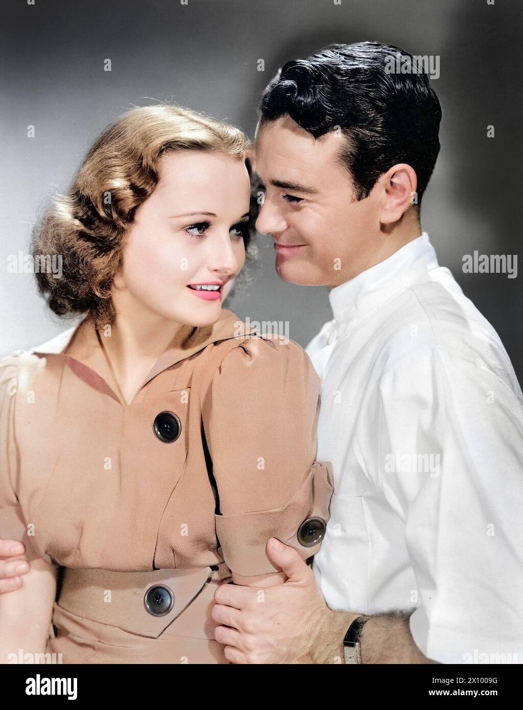 Lynne Carver, Lew Ayres, publicity portrait for the film, "Young Dr ...