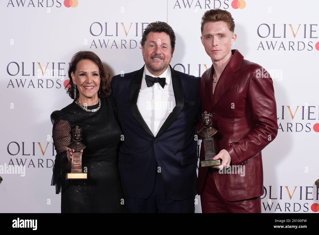 Arlene Phillips and James Cousins in the press room after being ...