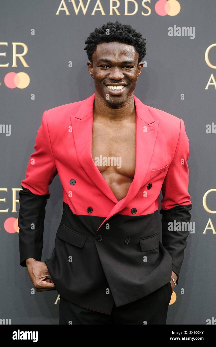 London, UK. 14th Apr, 2024. Kelly Osasere photographed arriving at the ...