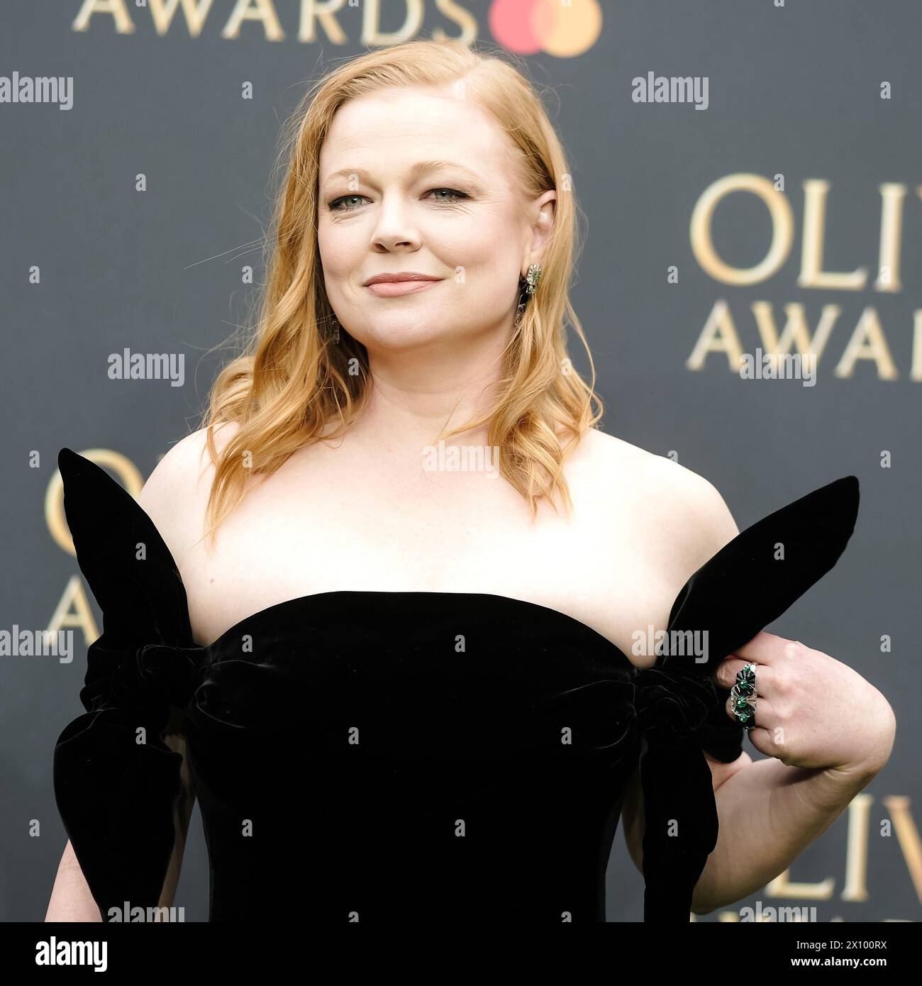 London, UK. 14th Apr, 2024. Sarah Snook photographed arriving at the ...