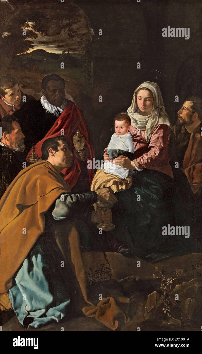 Adoration of the Magi *oil on canvas *203 × 125 cm *1619 Stock Photo ...