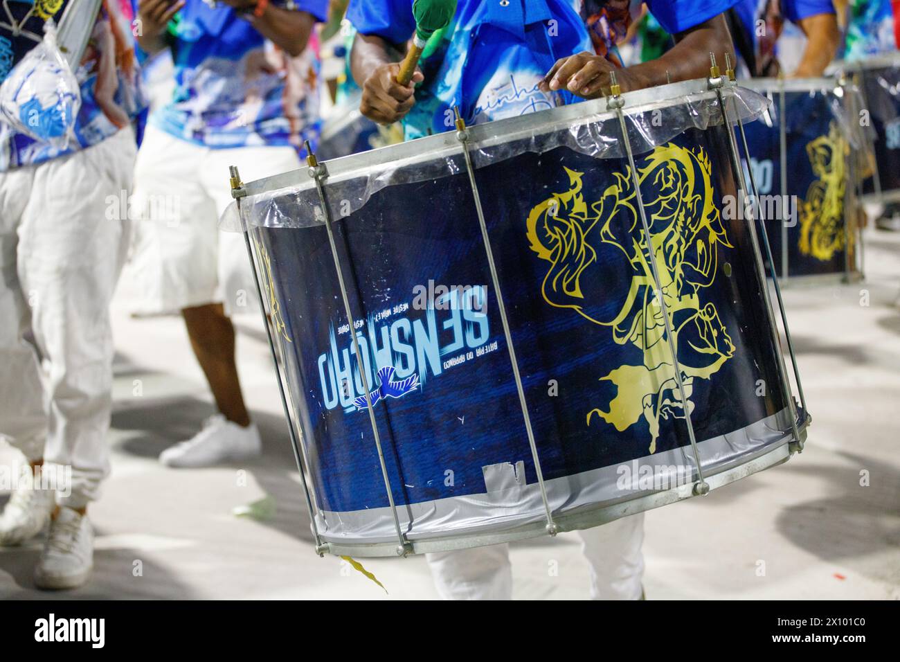 Drums at the Sereno de Campo Grande Samba School in Rio de Janeiro ...