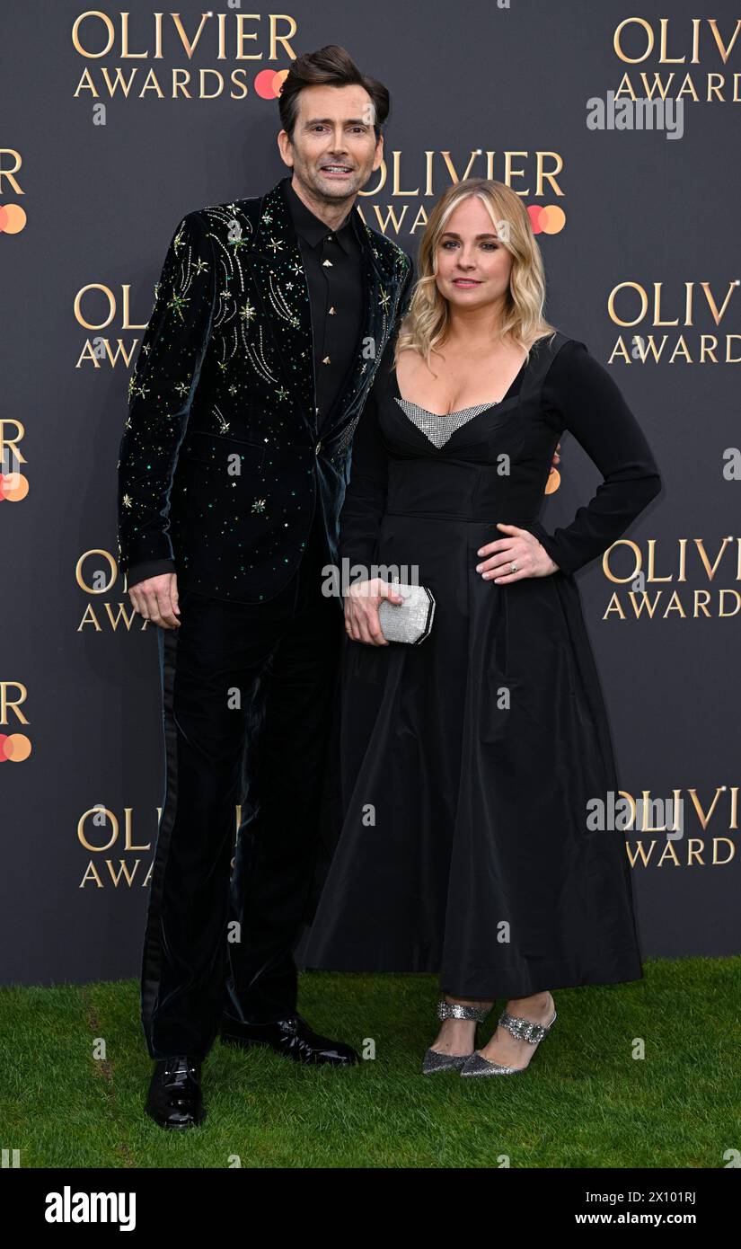 London, UK. April 14th, 2024. David Tennant and Georgia Tennant ...