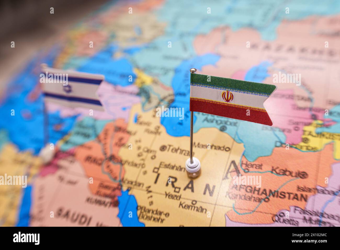 Iran war map hi-res stock photography and images - Alamy