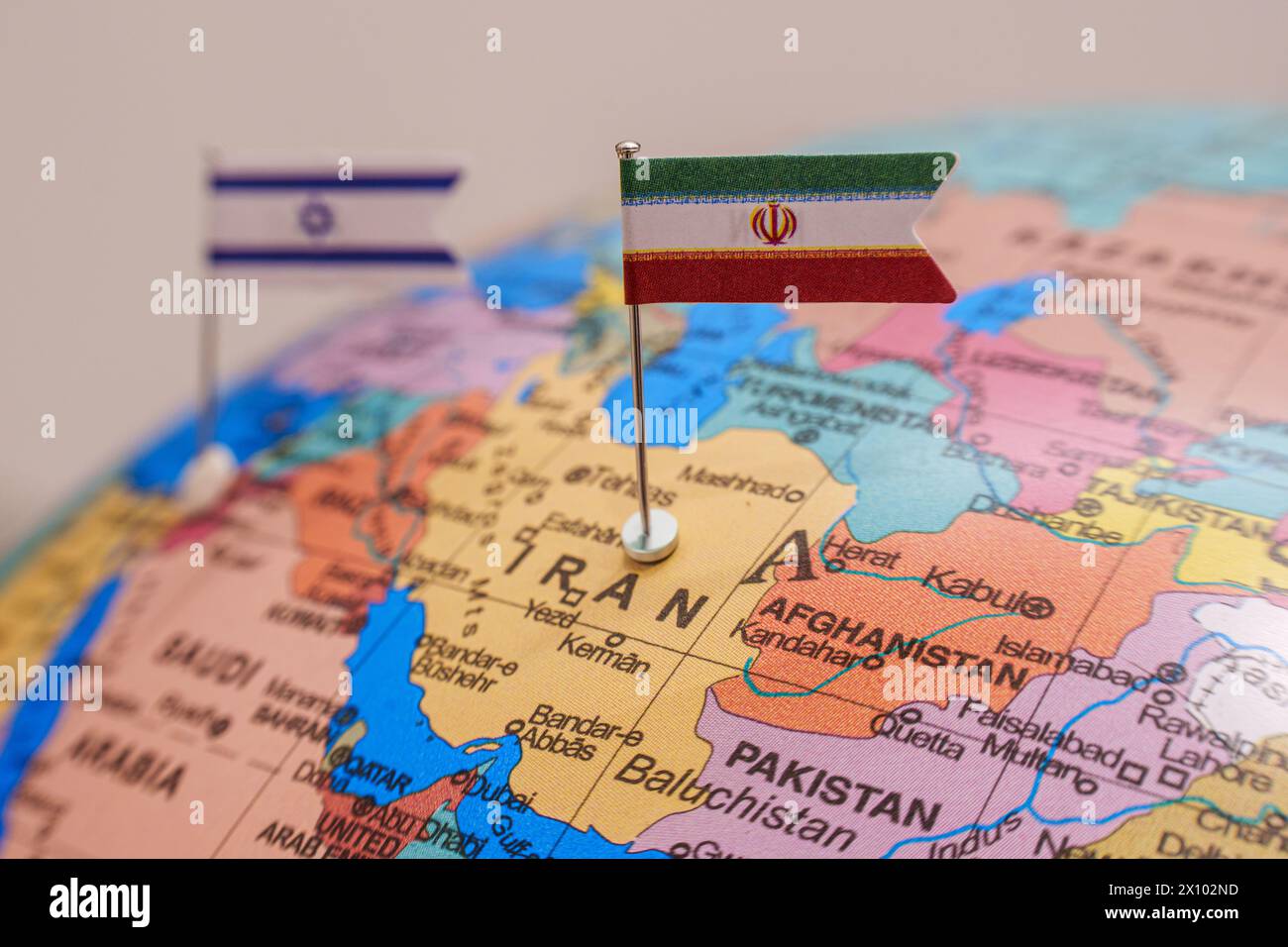 Iran war map hi-res stock photography and images - Alamy