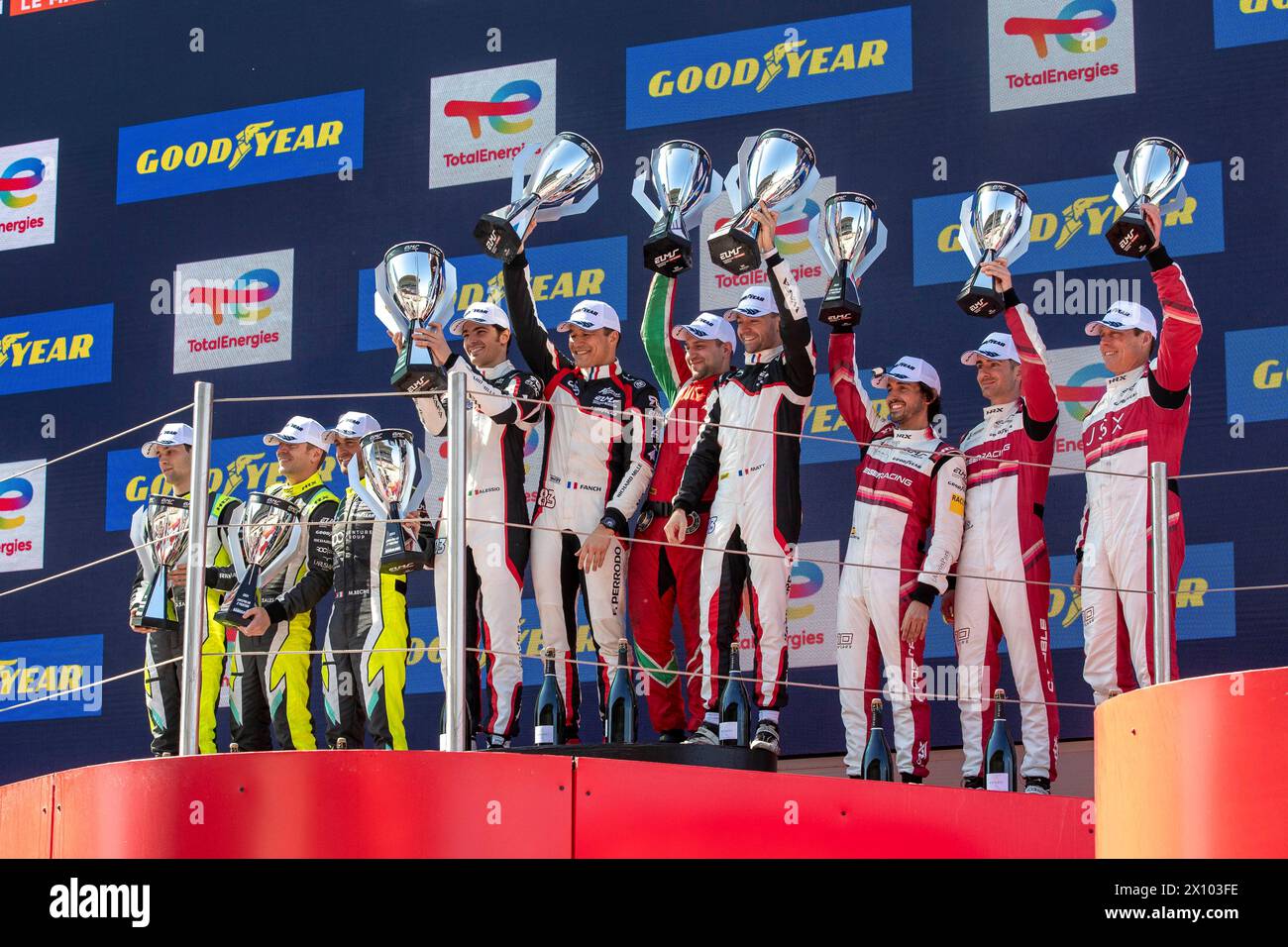 MONTMELO, SPAIN, 14 April 2024, ELMS 4H BARCELONA PODIUM LMP2 PRO AM ...