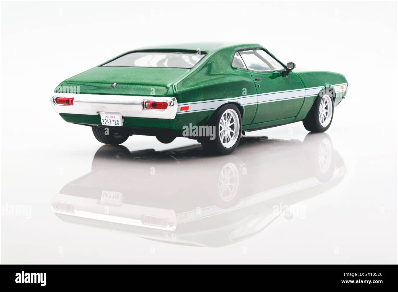 Fast&Furious Ford Gran Torino Sport 1:43 model car, rear view, white ...