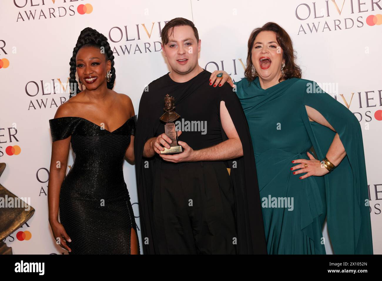 Jak Malone, centre, winner of the best actor in a supporting role in a ...