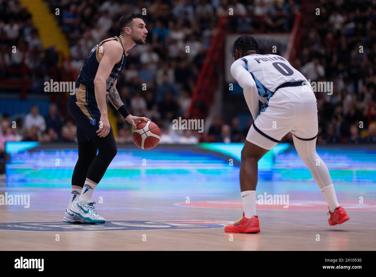 Naples, Italy. 14th Apr, 2024. Alessandro Cappelletti of Banco di ...