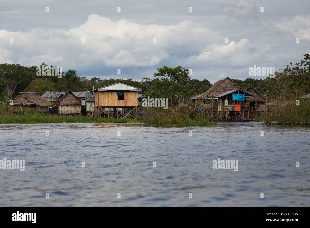 A boat ride to where the Itaya River meets the Amazon river outside of ...