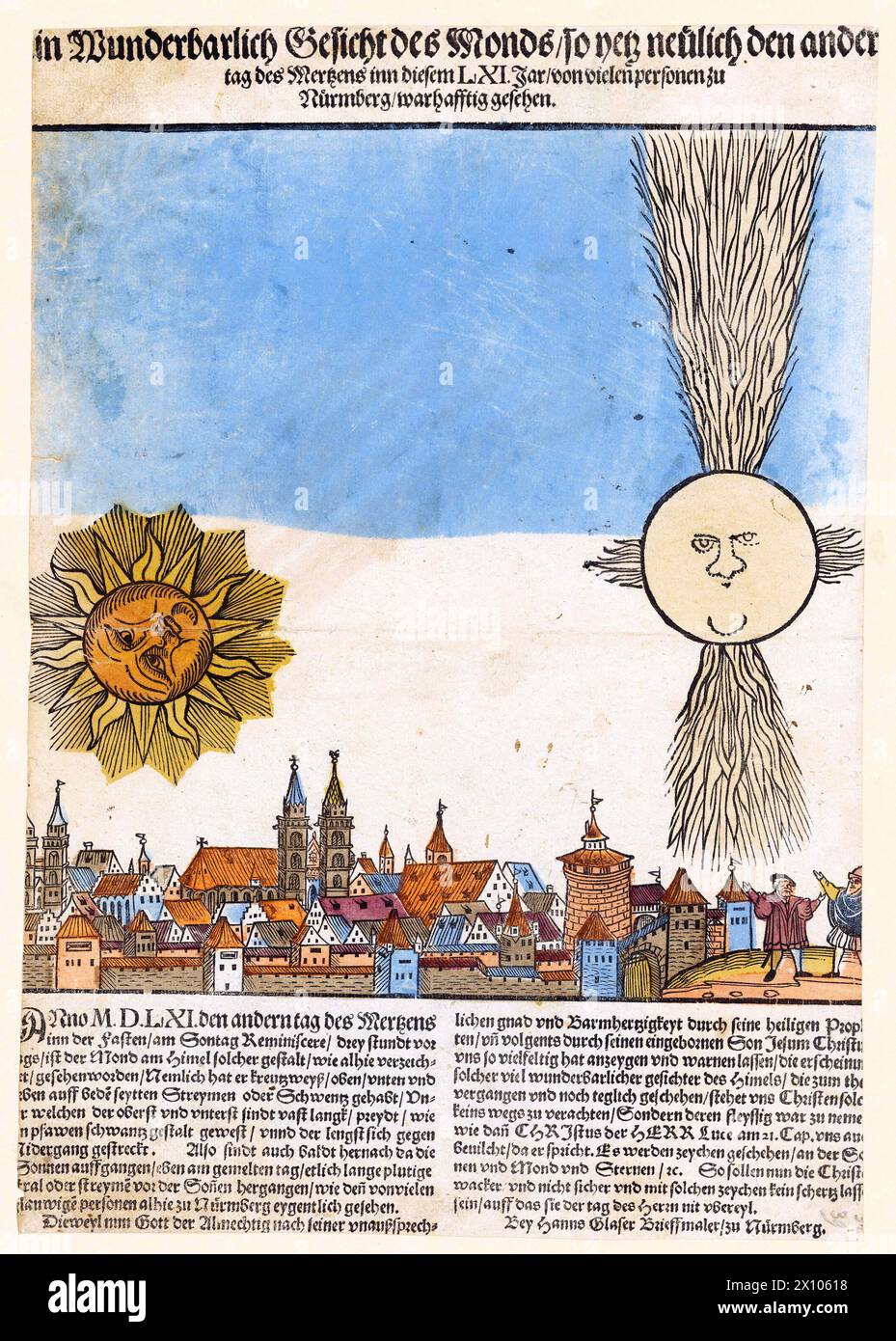 Celestial phenomenon over nuremberg hi-res stock photography and images ...