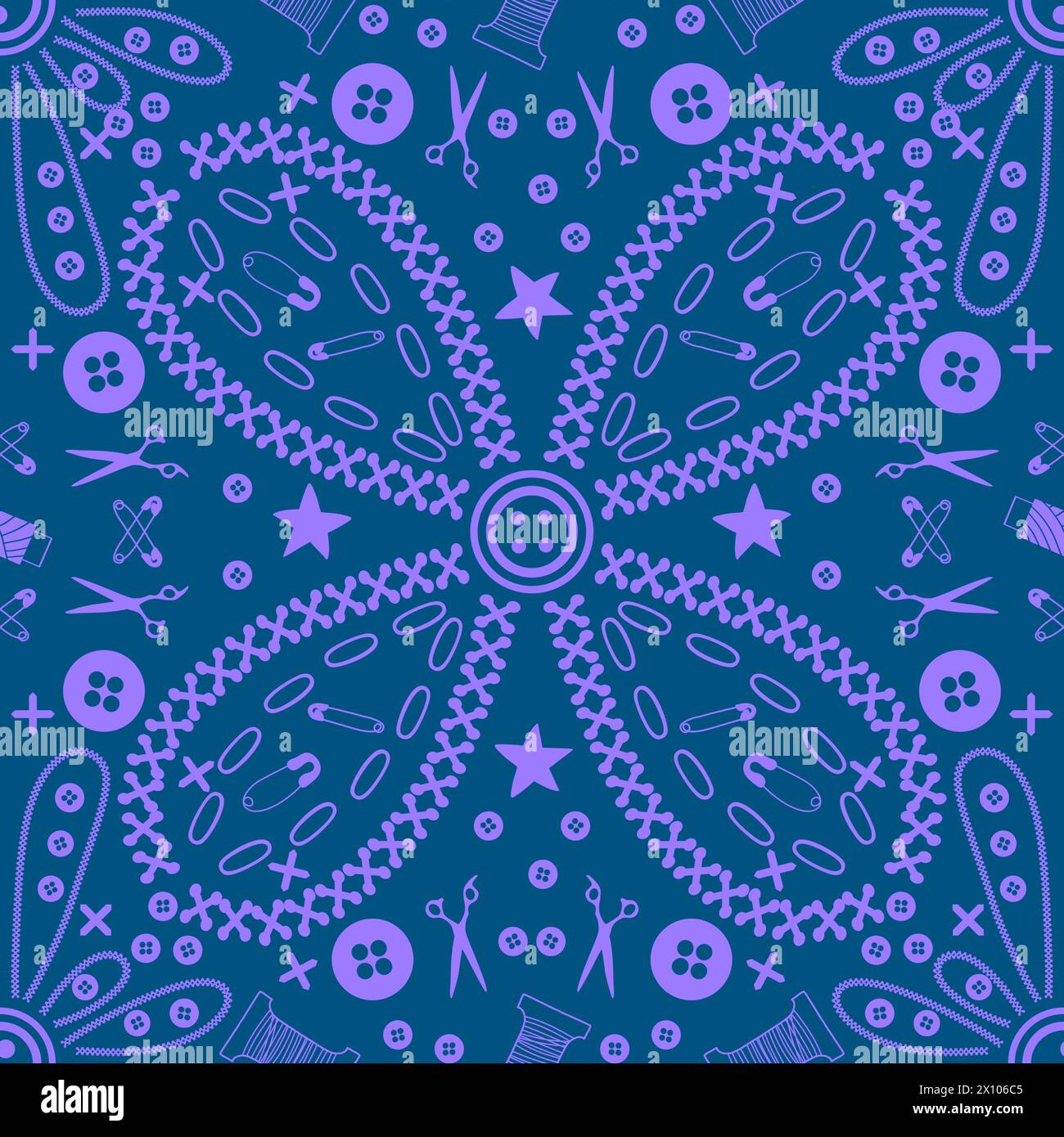 Sewing handmade hobbies equipment seamless buttons and scissors and ...