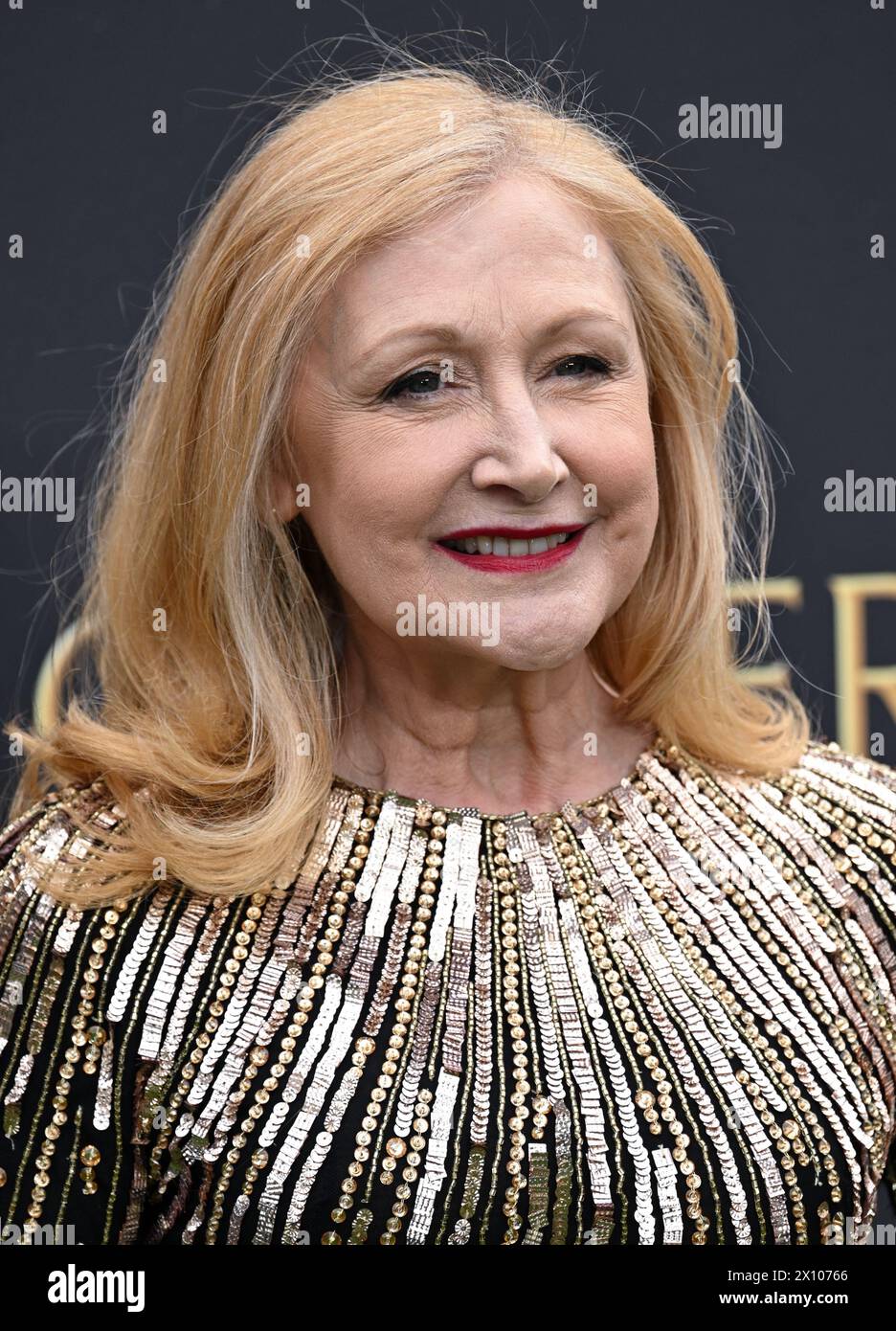 London, UK. April 14th, 2024. Patricia Clarkson arriving at The Olivier ...