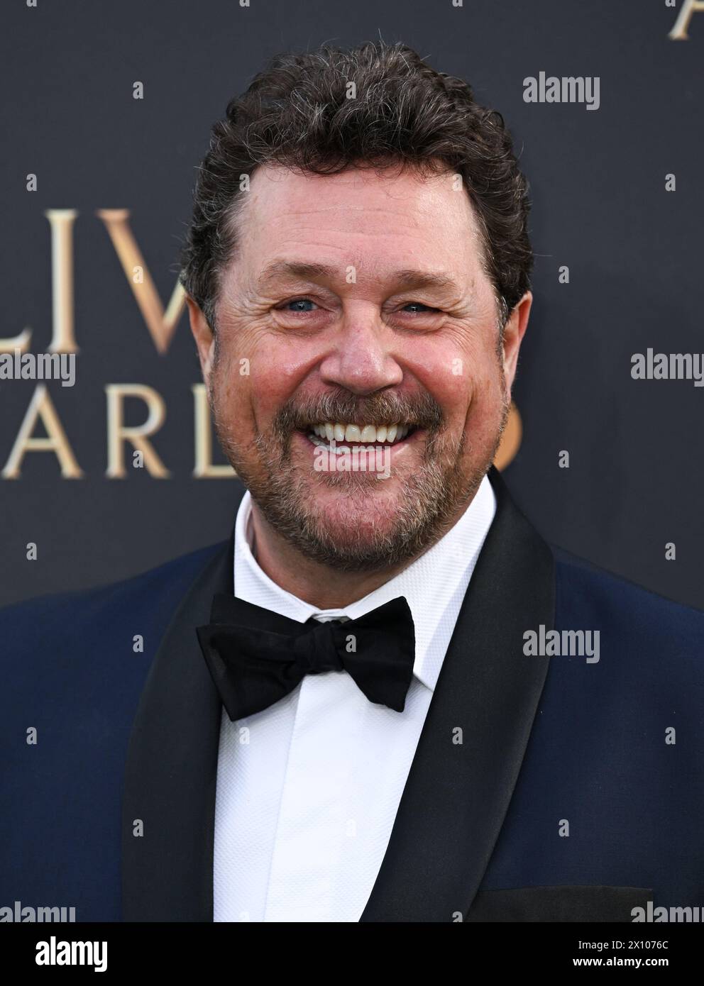 London, UK. April 14th, 2024. Michael Ball arriving at The Olivier ...