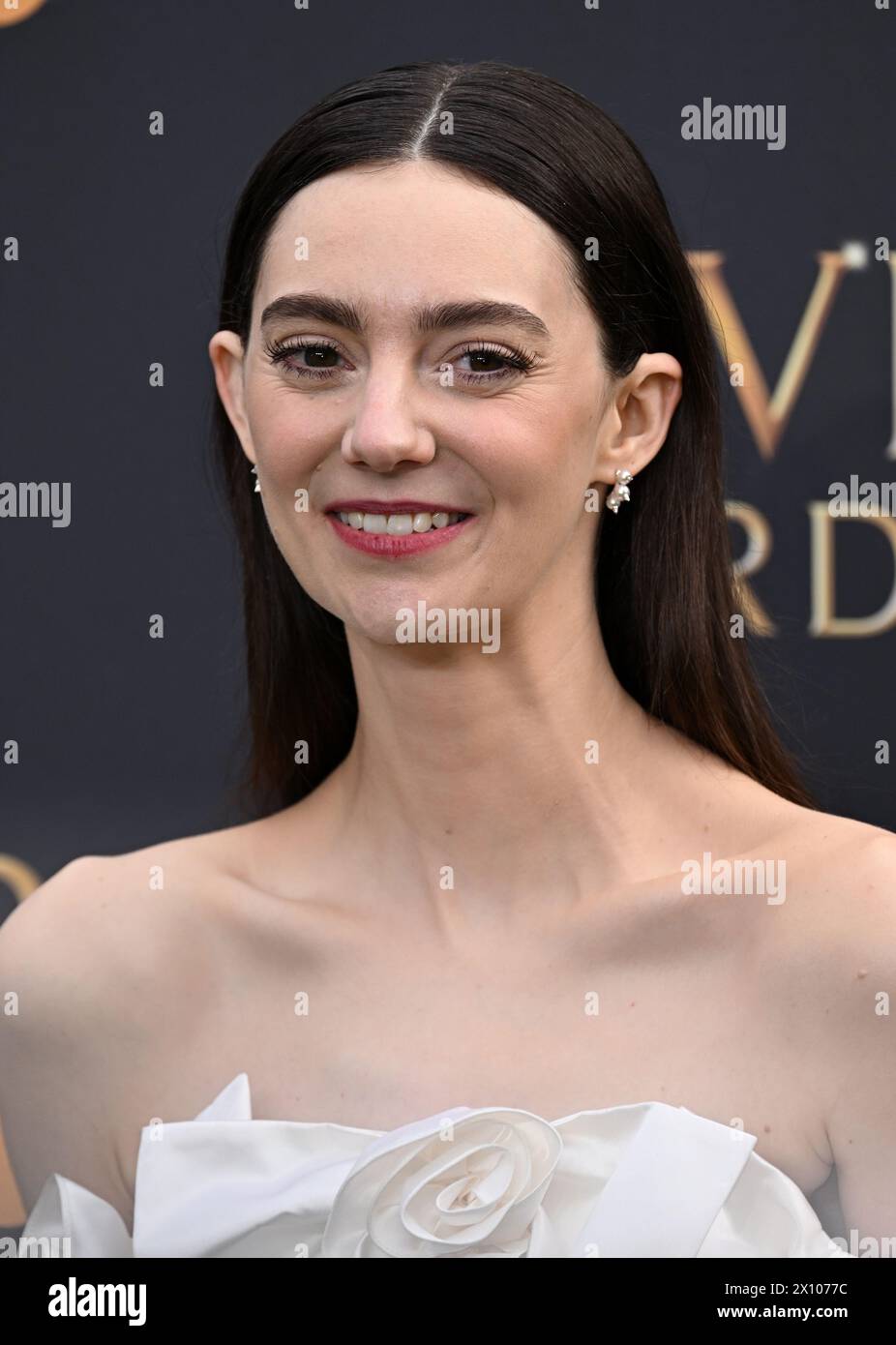 London, UK. April 14th, 2024. Tanya Reynolds arriving at The Olivier ...
