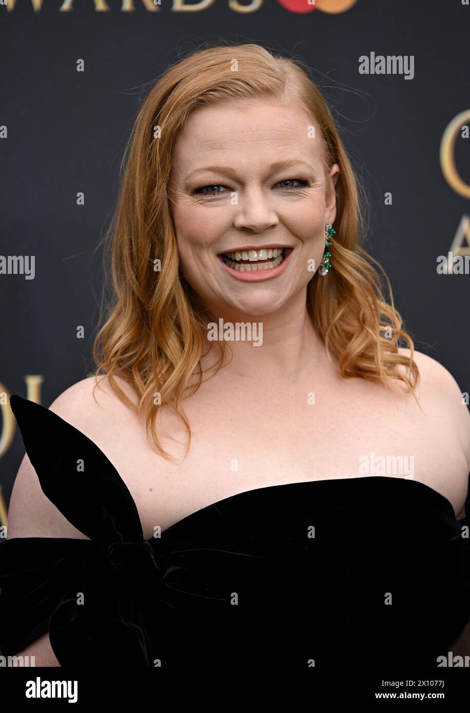 London, UK. April 14th, 2024. Sarah Snook arriving at The Olivier ...