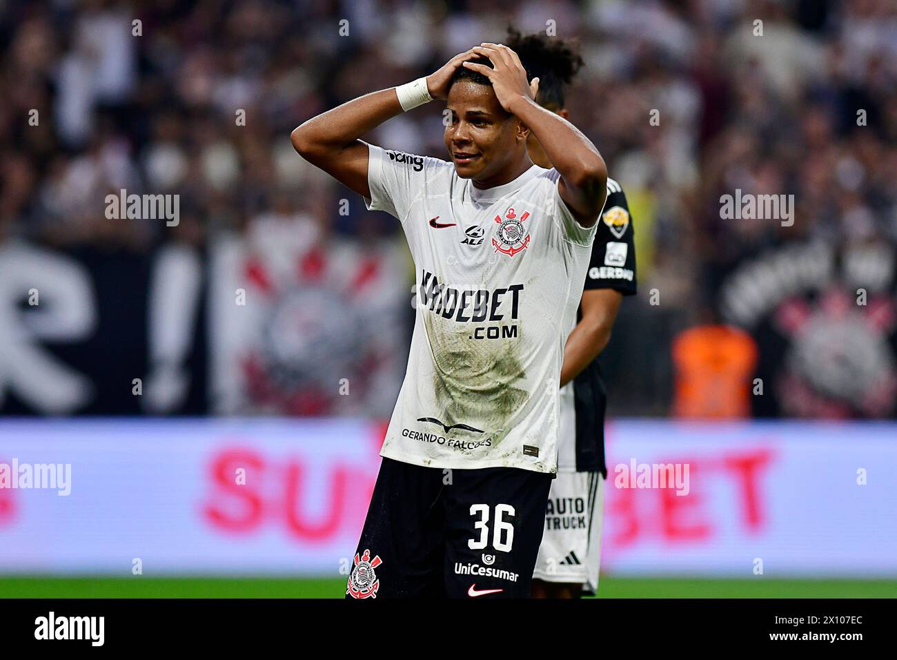 São Paulo (SP), 14/04/2024 - Futebol/CORINTHIANS-ATLÉTICO MG - Wesley ...