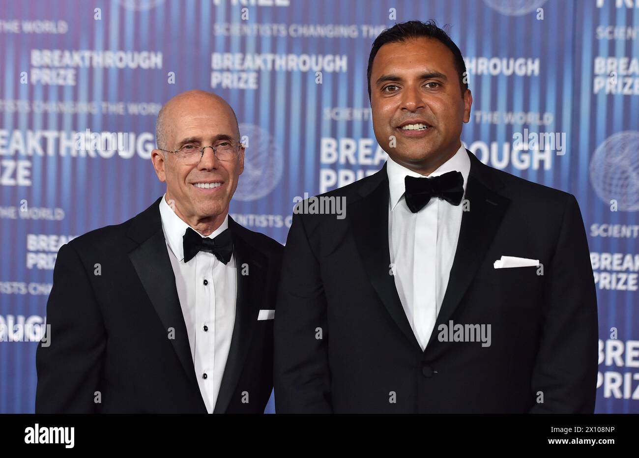 Jeffrey Katzenberg and Sujay Jaswa arrive at the 10th Breakthrough ...