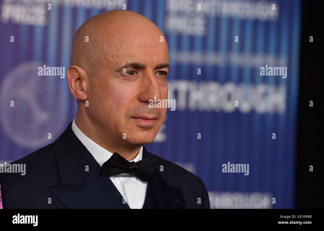 Yuri Milner arrives at the 10th Breakthrough Prize Ceremony on Saturday ...