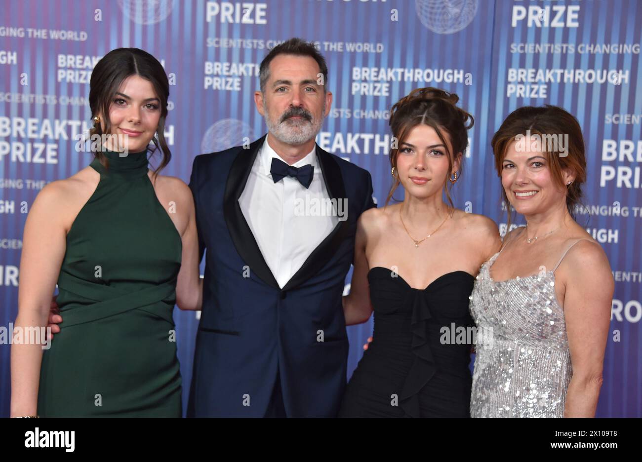 Dr. Andrew Singleton arrives at the 10th Breakthrough Prize Ceremony on Saturday, April 13, 2024 ...