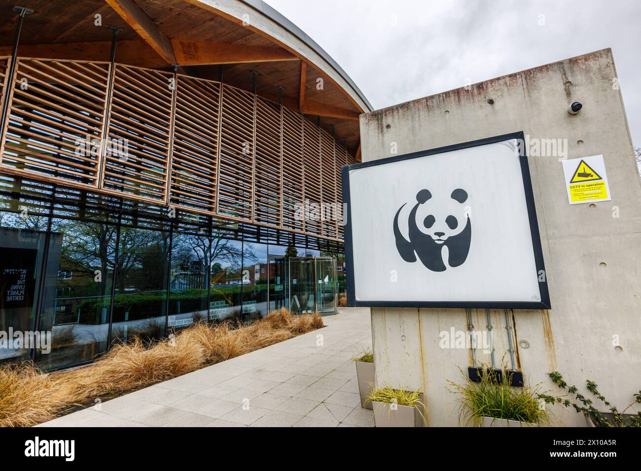 The modern architecture World Wide Fund for Nature (WWF) headquarters ...