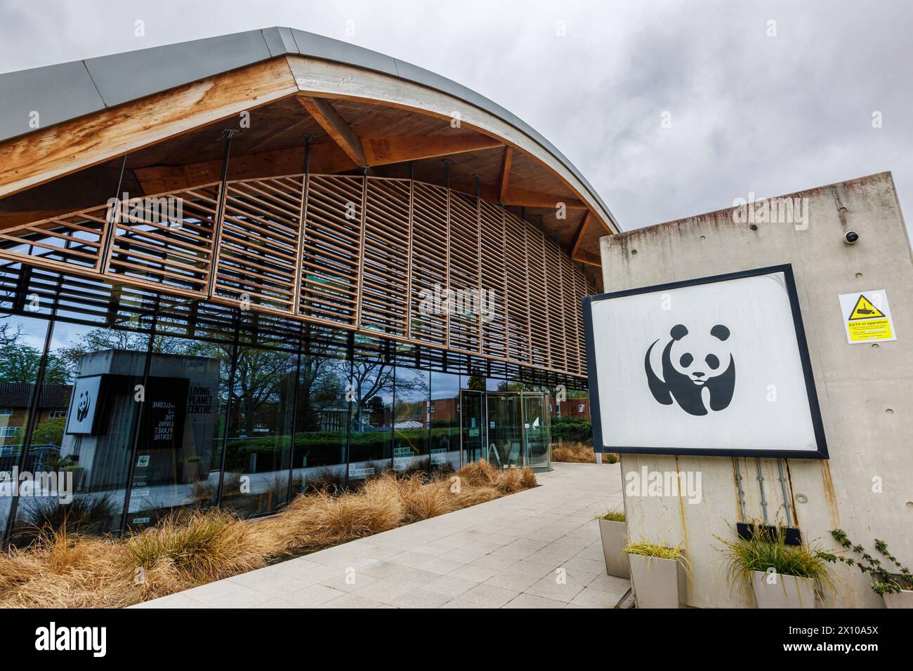 The modern architecture World Wide Fund for Nature (WWF) headquarters ...