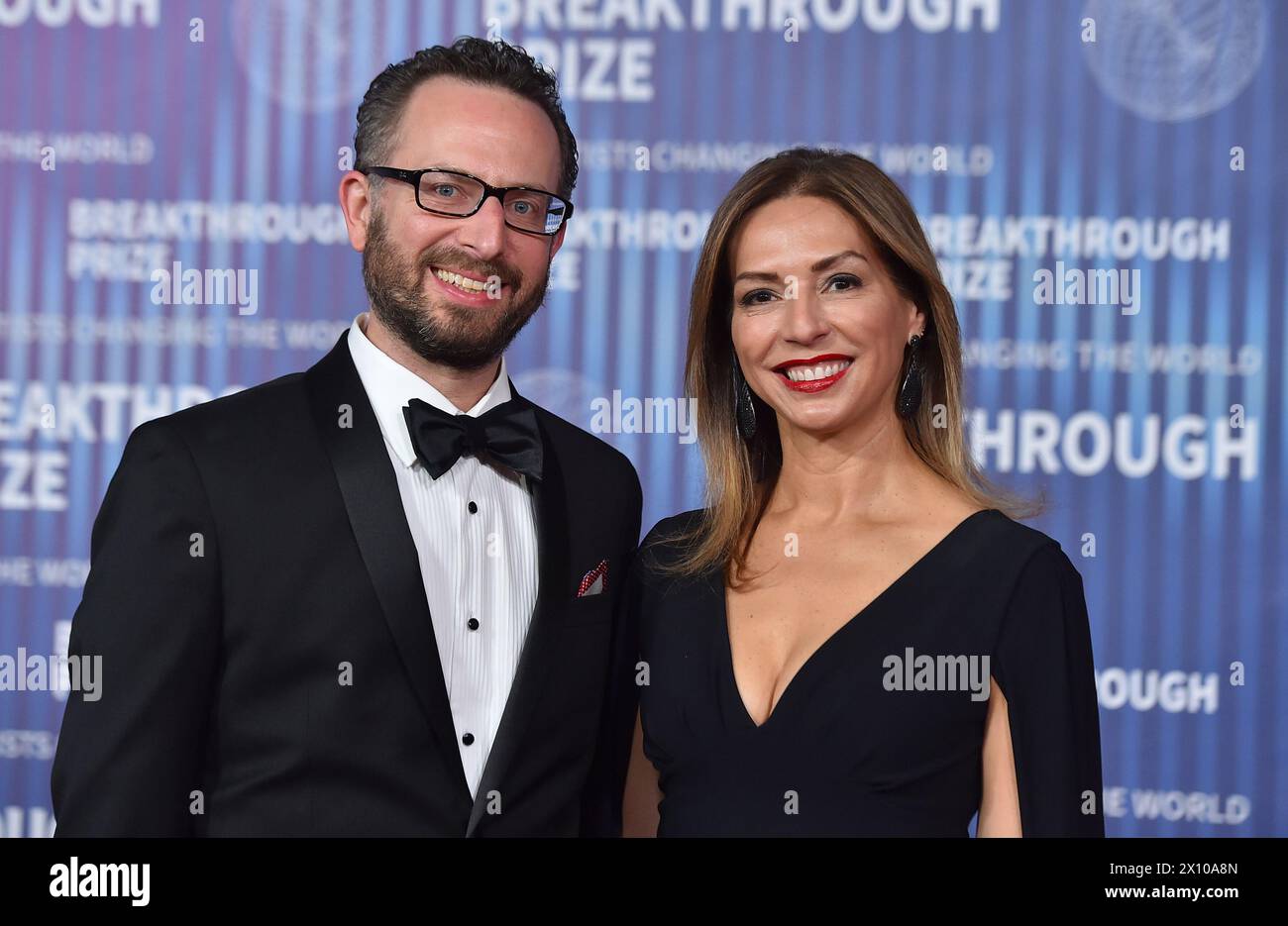 Daniel Skovronsky, left, and Mari Skovronsky arrive at the 10th ...