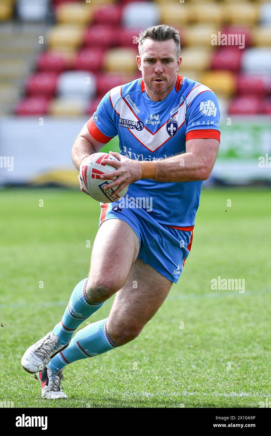 York, England - 14th April 2024 Wakefield Trinity's Matty Ashurst ... York, England - 14th April 2024 Wakefield Trinity's Matty Ashurst ...