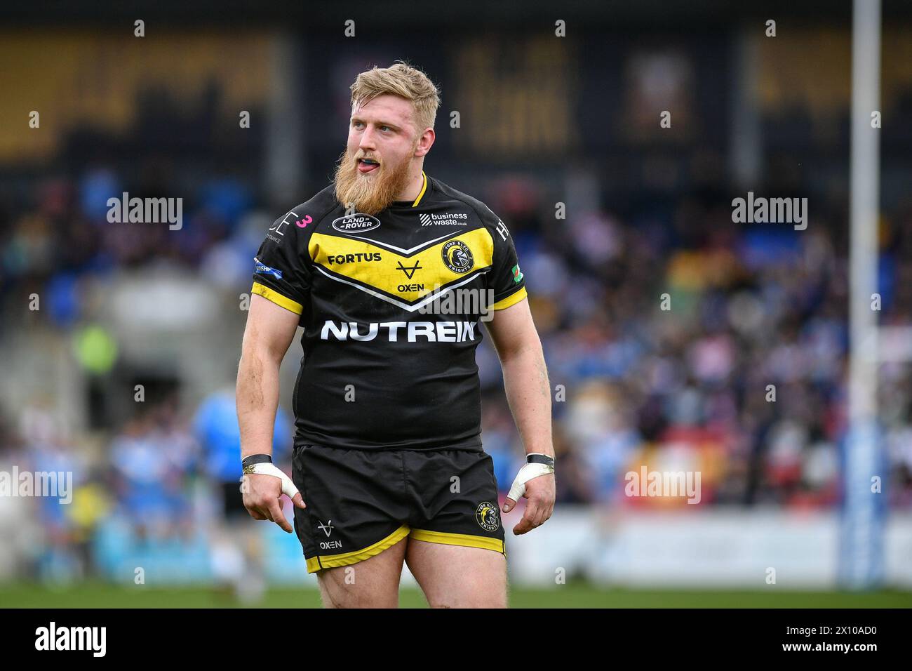 York, England - 14th April 2024 Jack Teanby of York Knights. Rugby ...