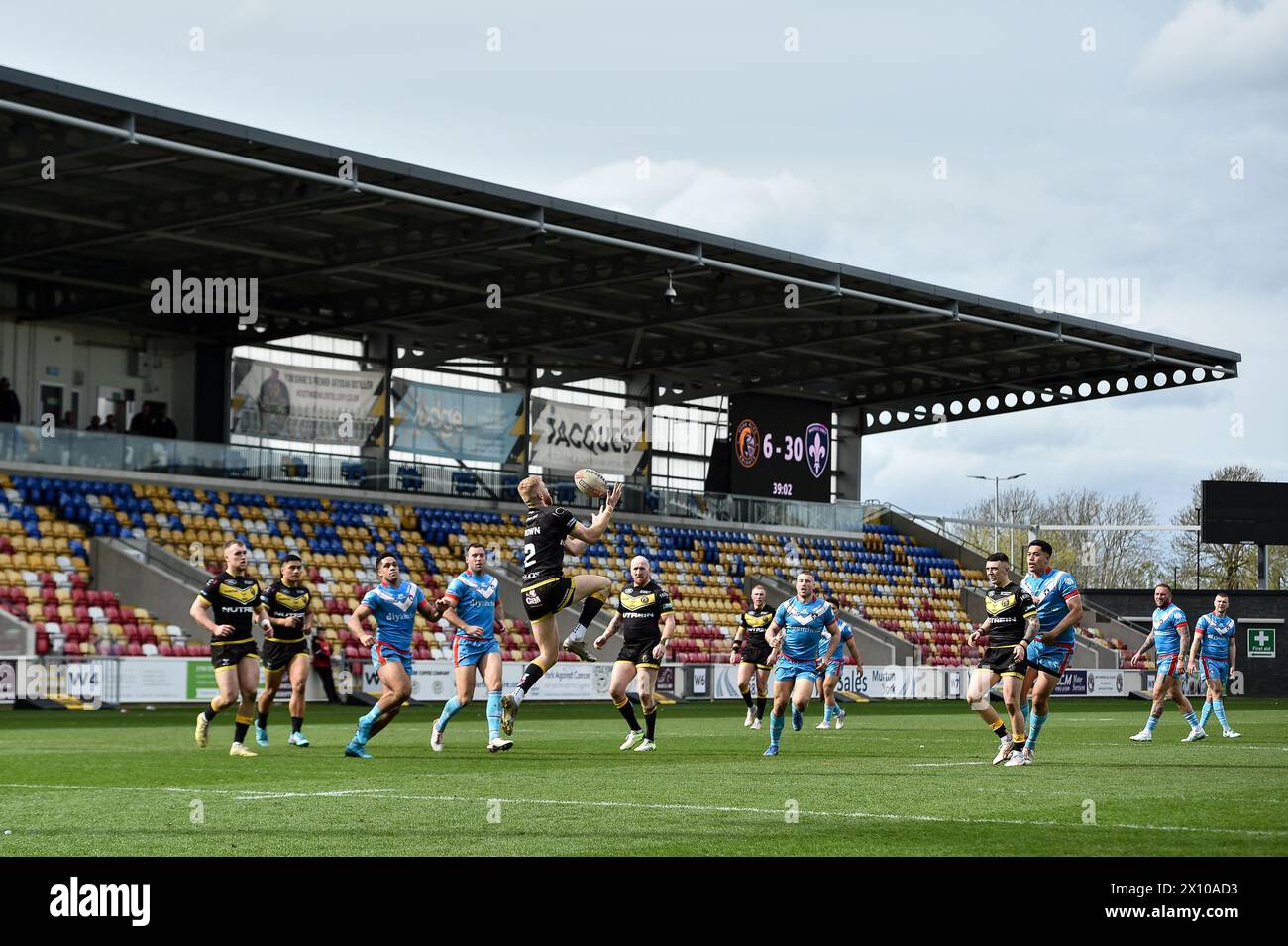 York, England - 14th April 2024 General view, Joe Brown of York Knights ...