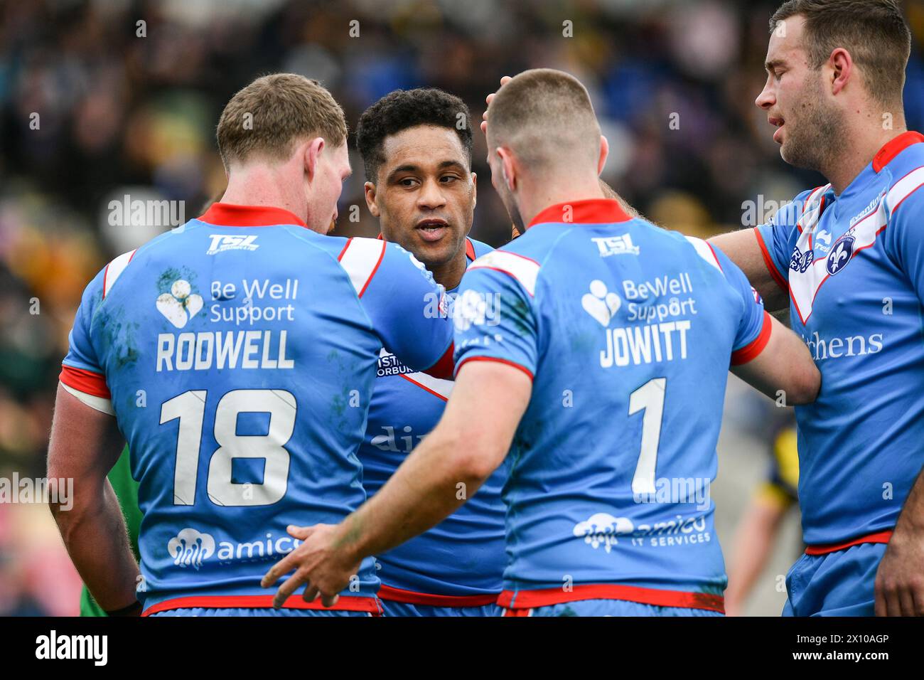 York, England - 14th April 2024 Wakefield Trinity's Ky Rodwell ...